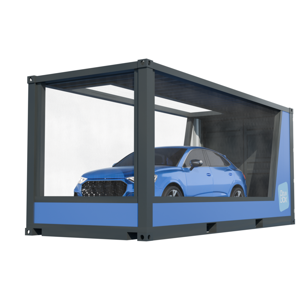 Car Box 20 pieds - Container aménagé automobile / Conteneur voiture ...