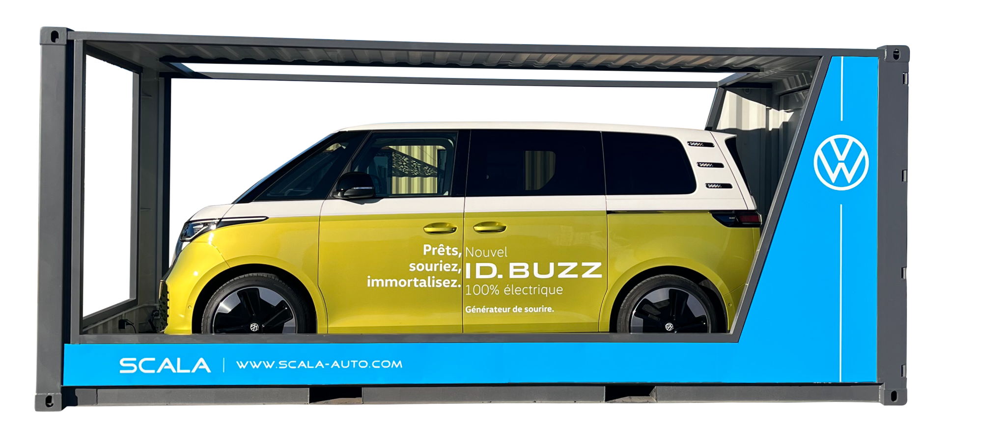 Container aménagé Car Box 20 pieds / Conteneur voiture | MOUVBOX FRANCE