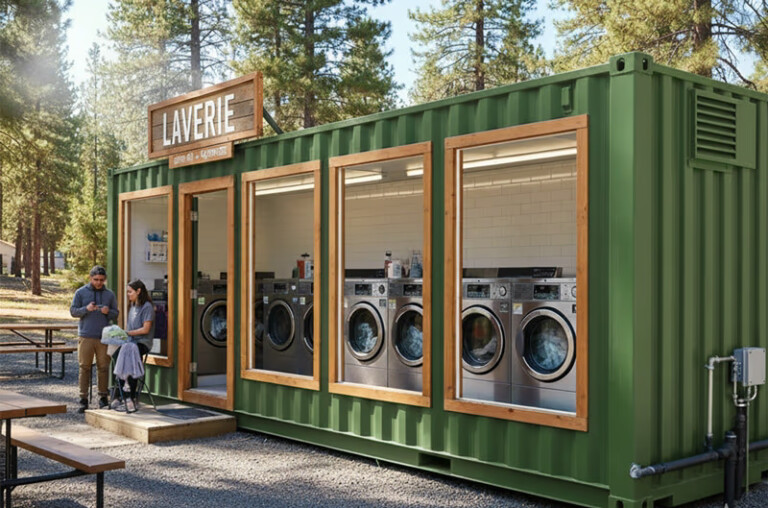 Container : les 6 espaces à créer pour votre camping